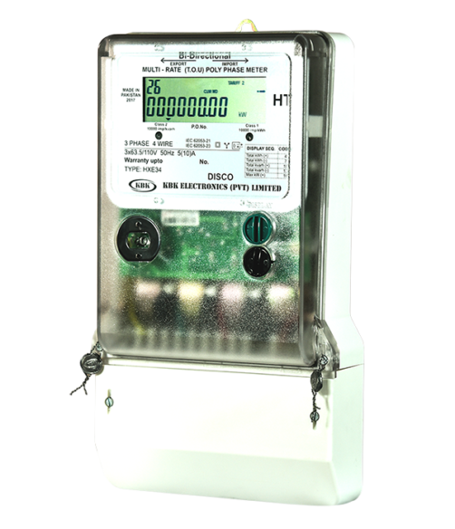 Three Phase Four Wire HT-TOU Bi-Directional Static Energy Meter – Smart ...
