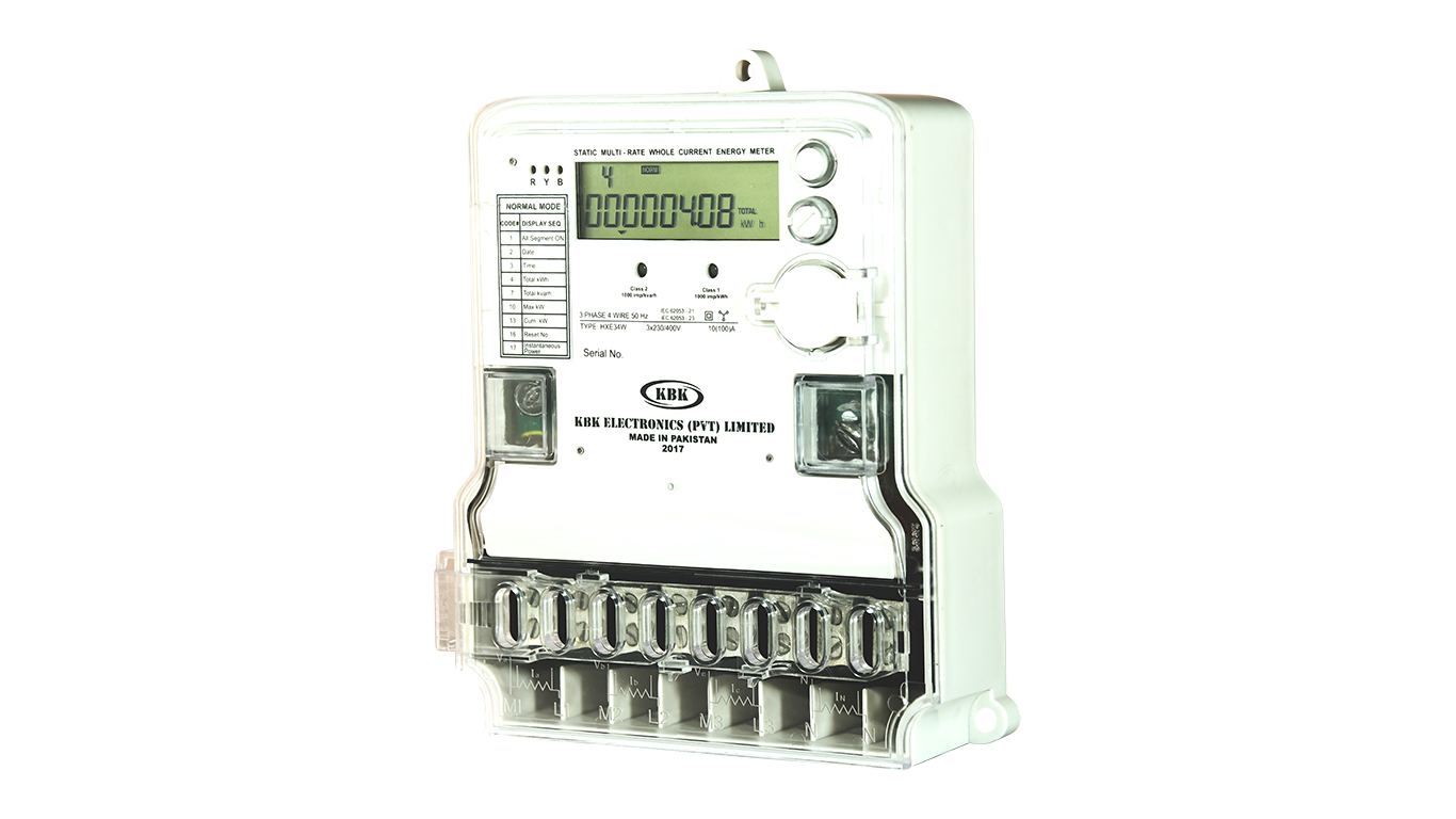 Three Phase Four Wire Whole Current Static Energy Meter – Smart ...
