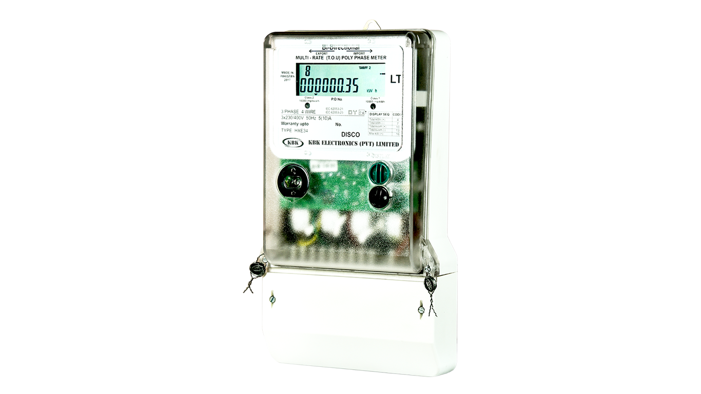 Three Phase Four Wire LT-TOU Bi-Directional Static Energy Meter ...